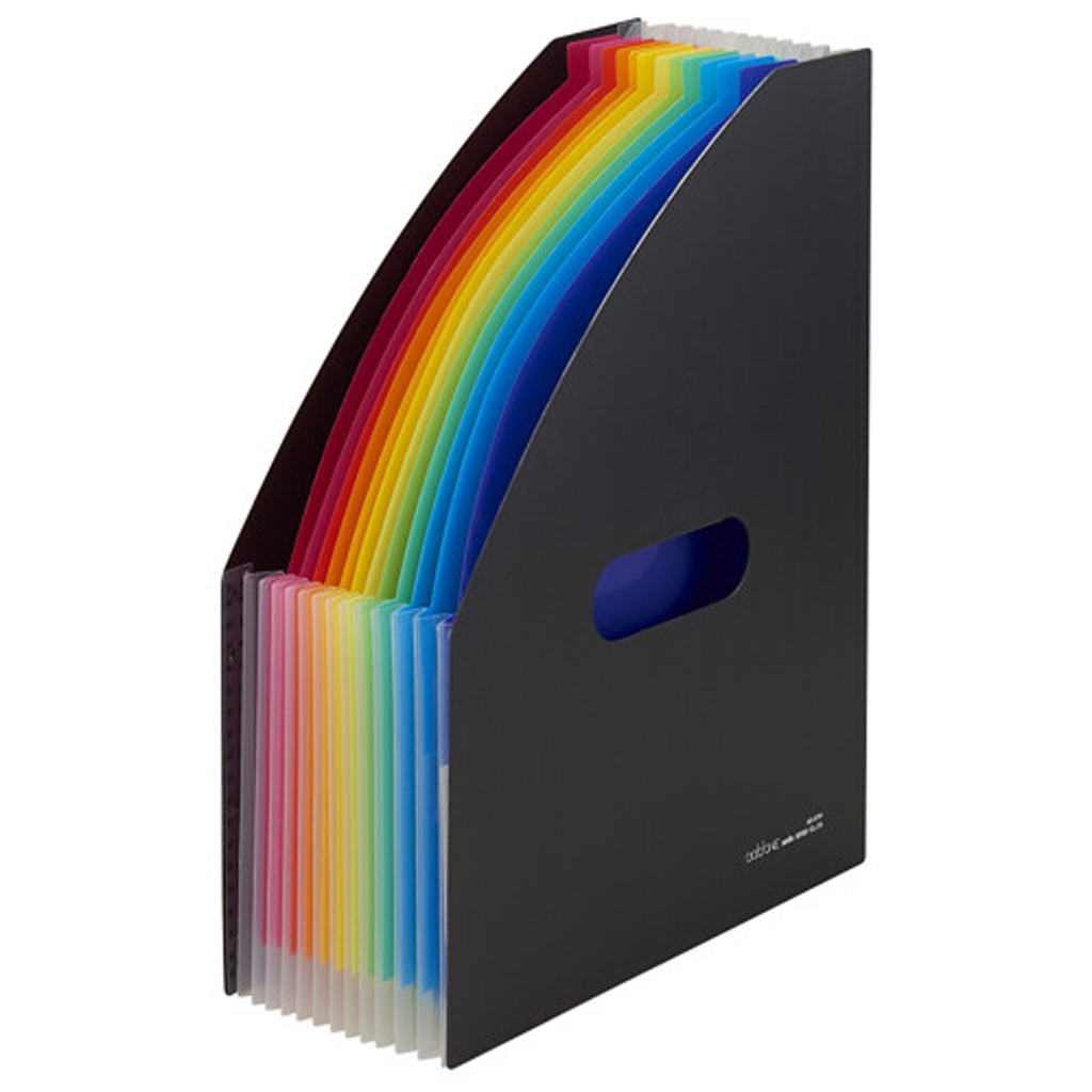 Rainbow Document Stand AD-2701 A4 Vertical Black - tokopie