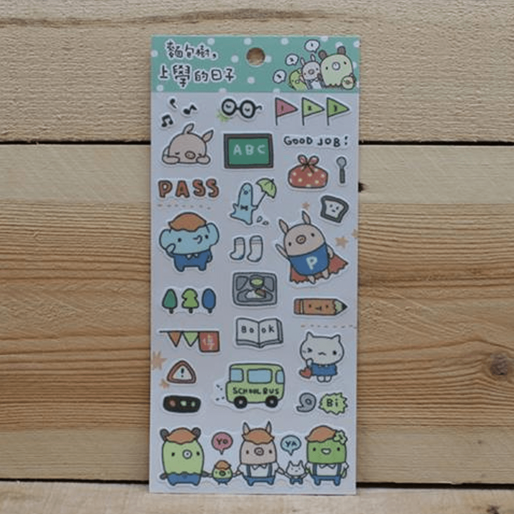 Ethos Bread Tree School Day Transparent Sticker - tokopie
