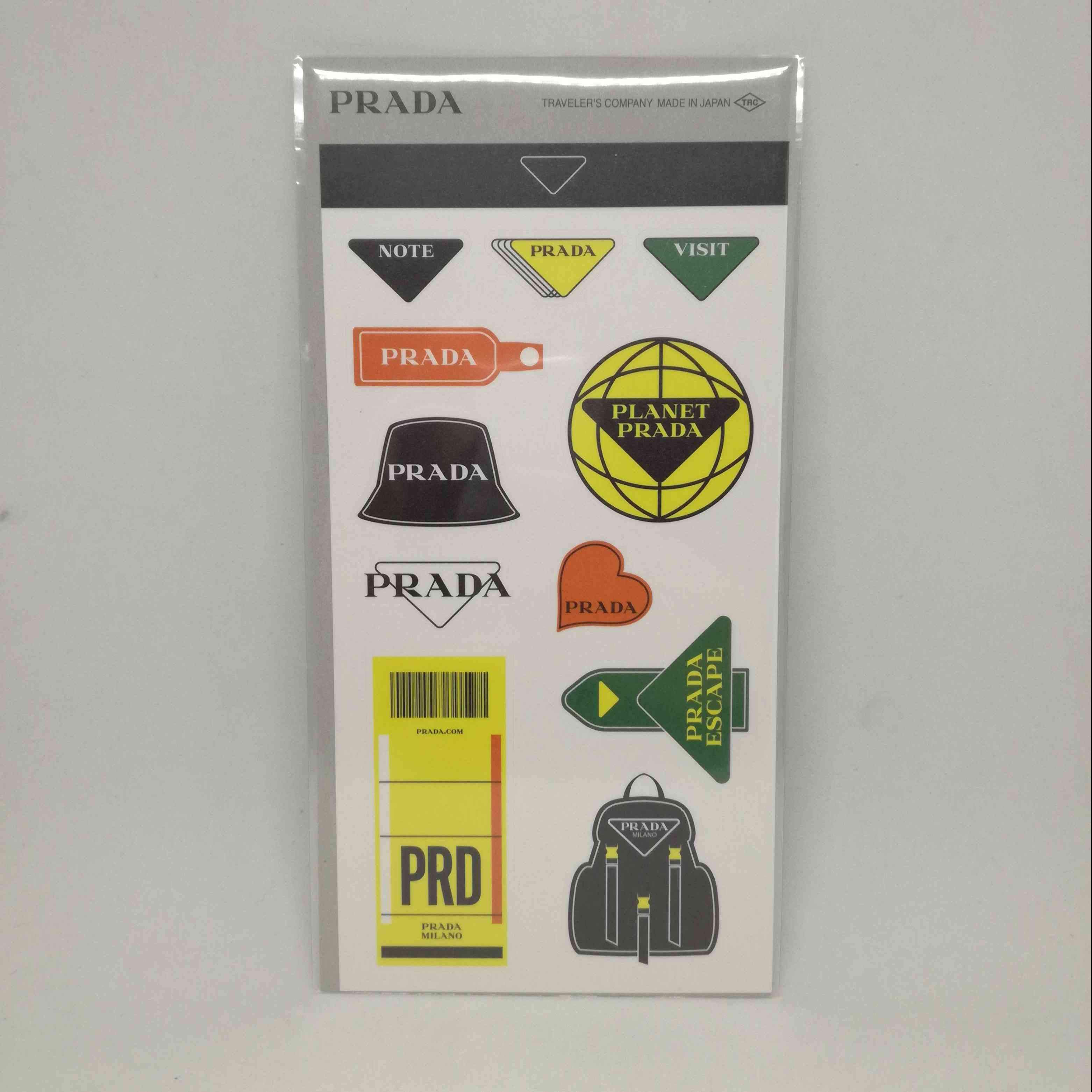 Traveler's Factory Sticker PRADA Edition - tokopie